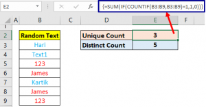How to Count Unique and Distinct Values in Excel – LearnYouAndMe